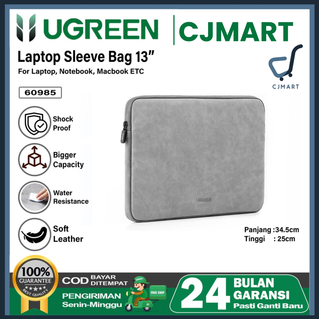 UGREEN Laptop Sleeve Bag for Macbook iPad 11 13 14 15 inch Premium ...
