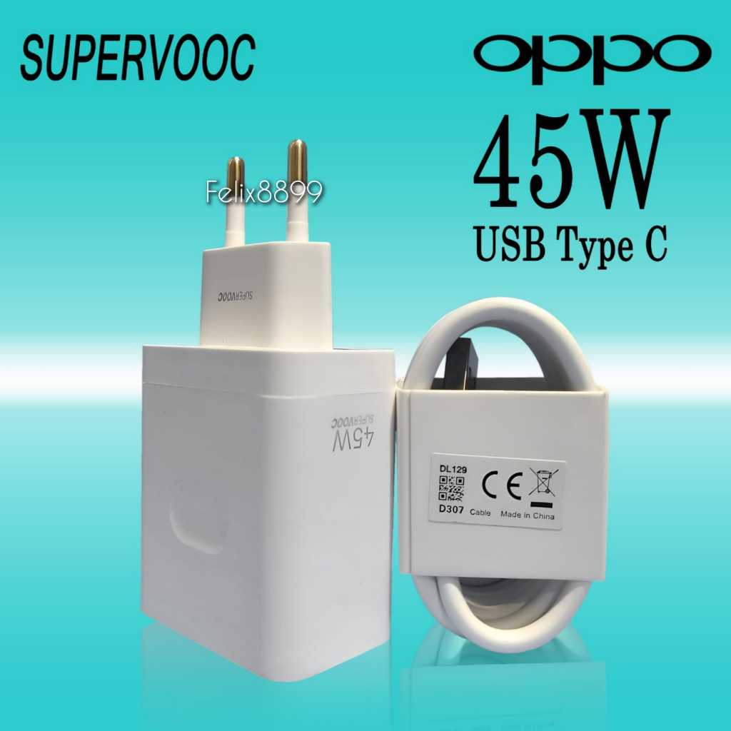 Charger Casan OPPO A3 3X Pro Nfc A60 A80 Reno 12F 4G 5G 45W Original ...