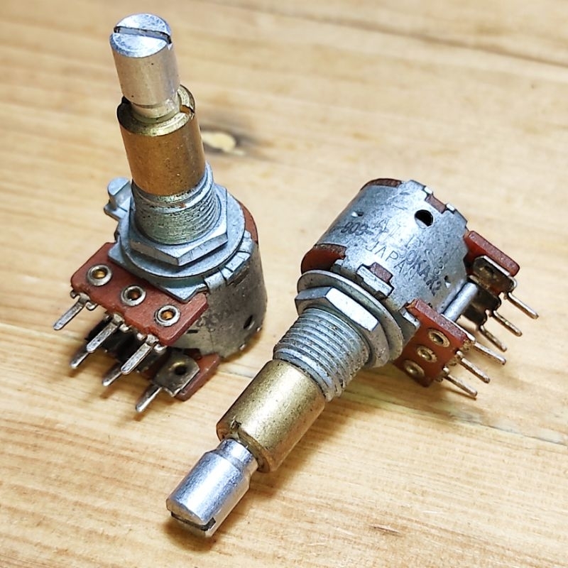 Potentiometer A50K CONCENTRIC/STACKED ori ALPS JAPAN 2x Mono A 50K ...