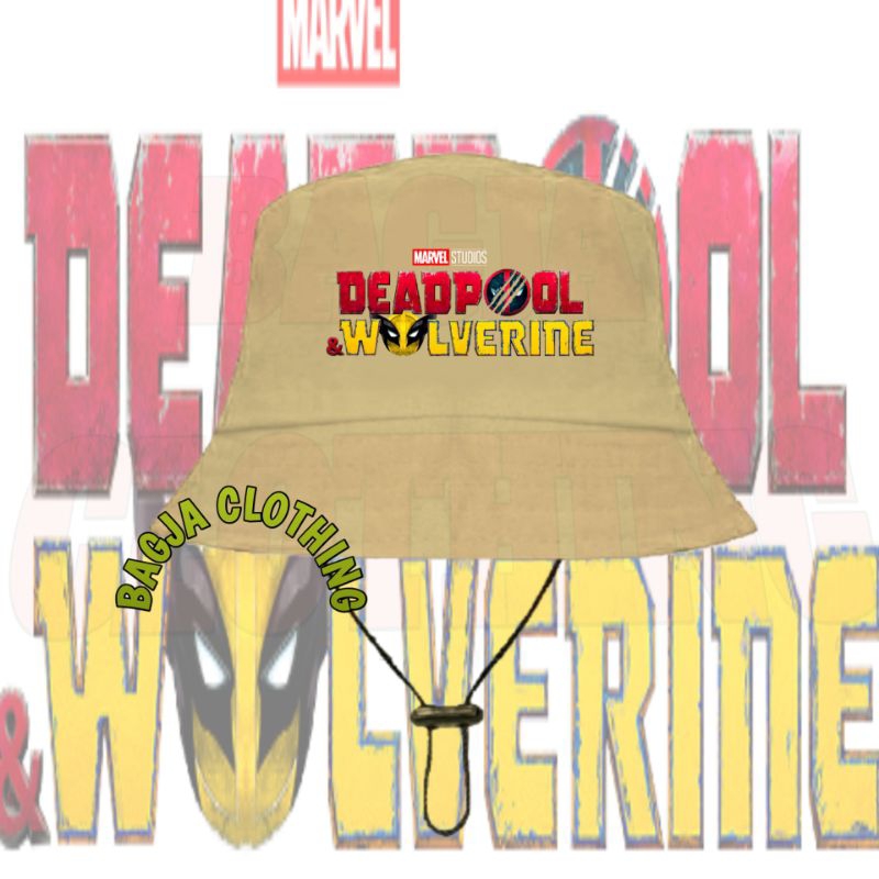 Deadpool wolverine bucket Hat 8 | Shopee Malaysia