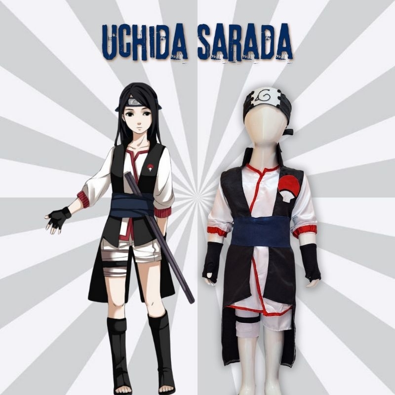 Uchida Sarada Costume for Children | Uchida Sarada Costume For Kids | Cosplay Costume | Shopee ...
