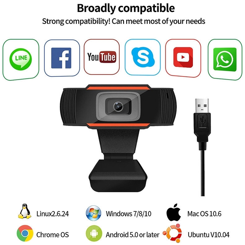 Webcams Laptop 1080P USB Camera PC Computer Full HD Live Broadcast ...