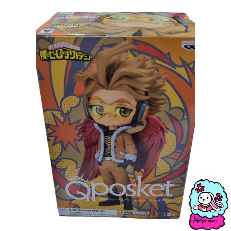 Bandai Qposket Action Figure Original My Hero Academia Hawk (A type ...