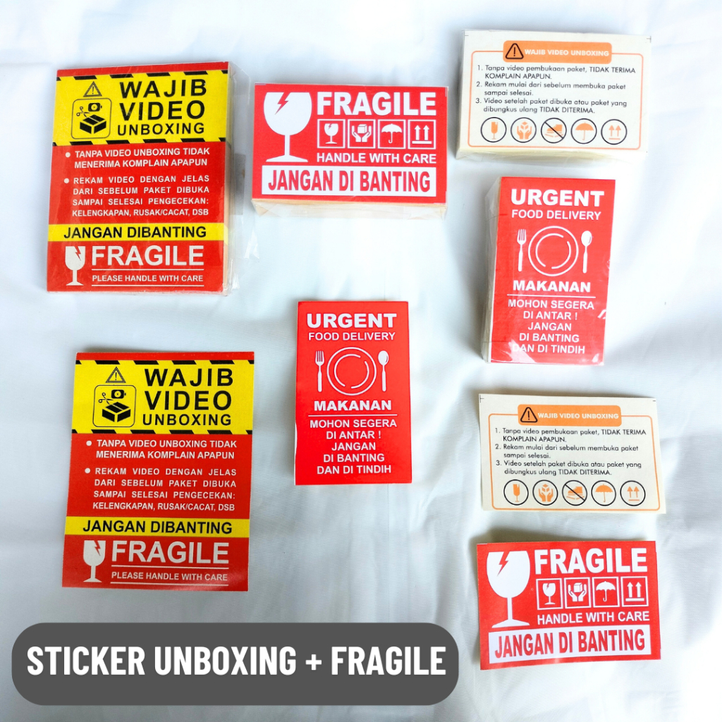 Fragile Label Sticker Don't Slam Food Sticker Food Delivery Fragile ...