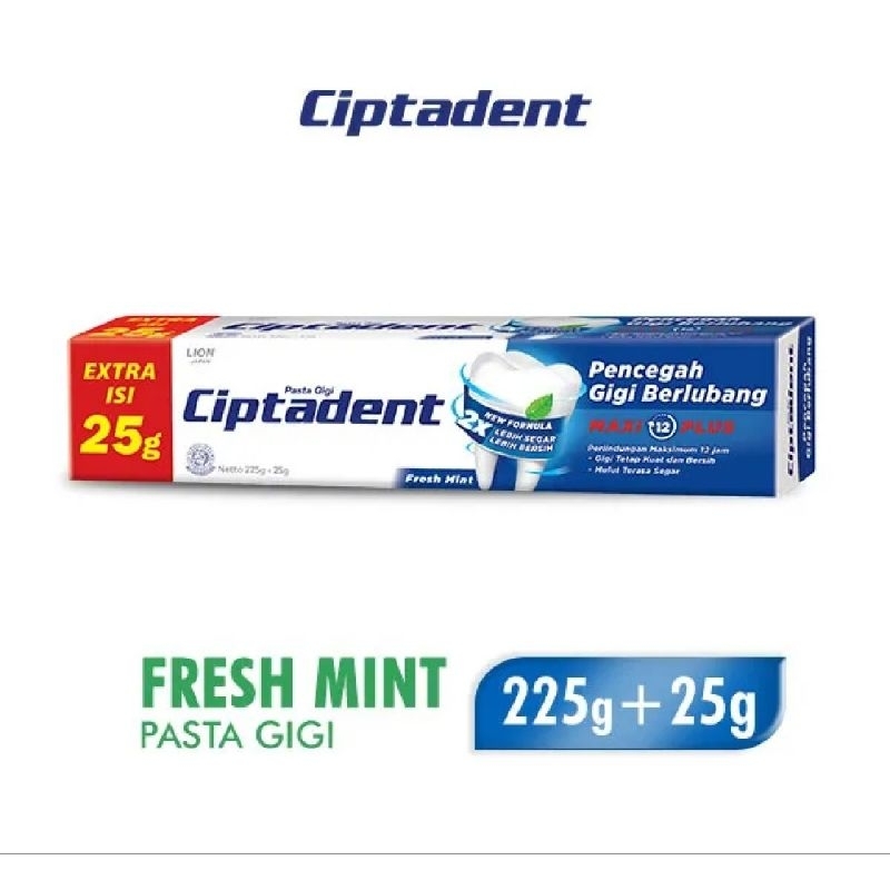 Ciptadent Fresh Mint Toothpaste 225 g | Shopee Malaysia