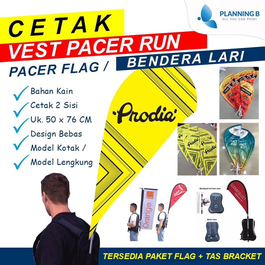 Pacer Flag / Pacer Flag / Running Flag / Running Vest / Pacer Vest ...