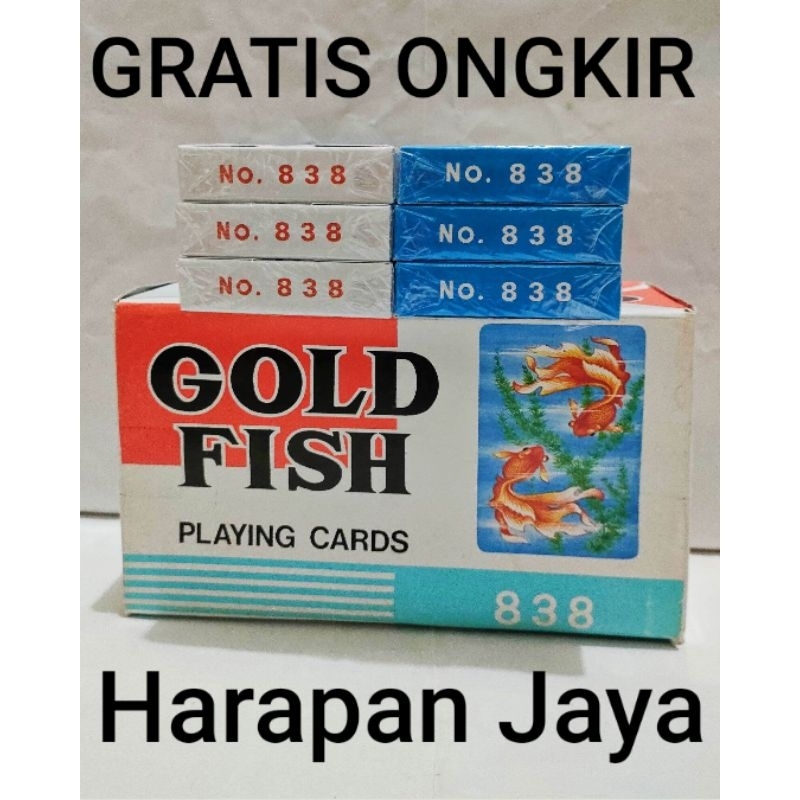 Original GOLD FISH Playing Cards Per Dozen (CONTAINS 12 CARD SETS ...