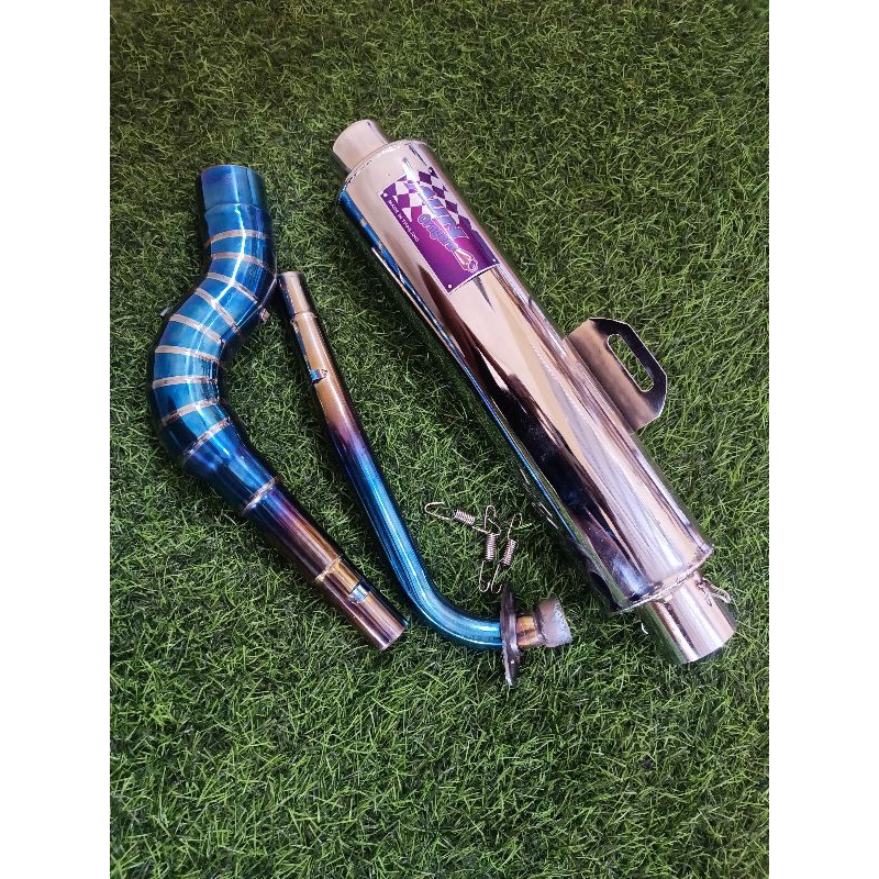 Aun Pipe canister conical open specs exhaust Pipe for Wave 125 Xrm 110/ ...