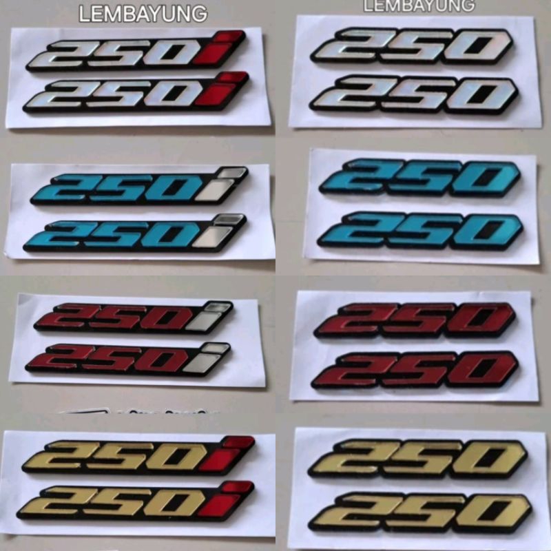 Cc acrylic Emblem stacked 250 250i acrylic Double stacked | Shopee Malaysia