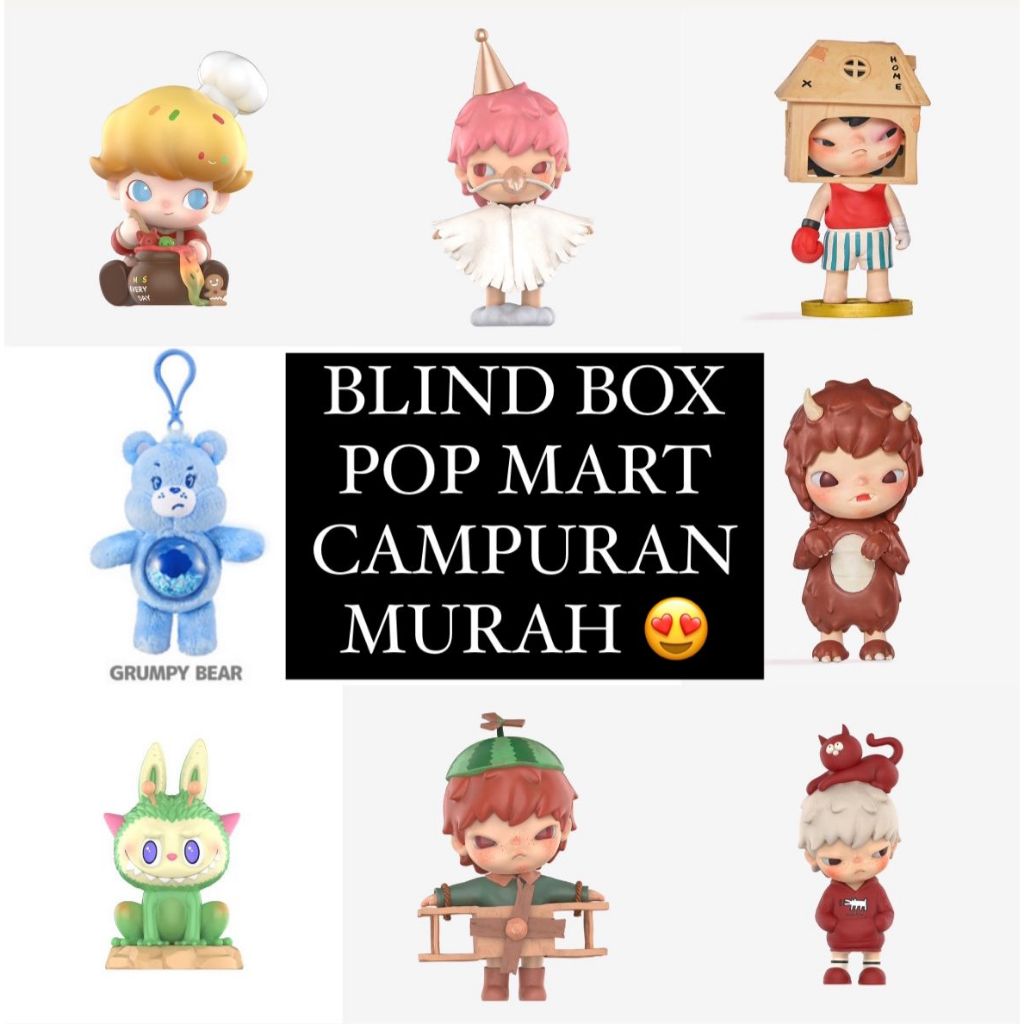 Selected POP MART Mixed BLIND BOX HIRONO DIMOO SKULL PANDA LABUBU PUCKY ...