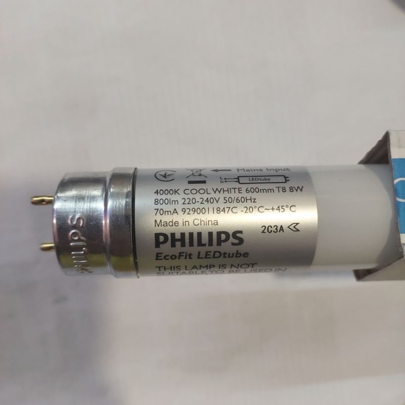 Philips 8W 600mm Ecofit LEDTube TL | Shopee Malaysia