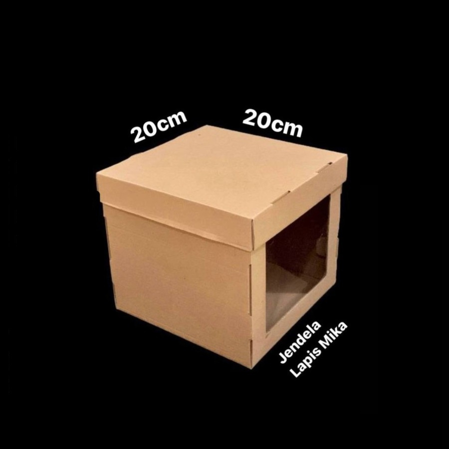 (10 pcs) Cardboard Mika Cake Tart Box Packaging Hampers Cake Box ...