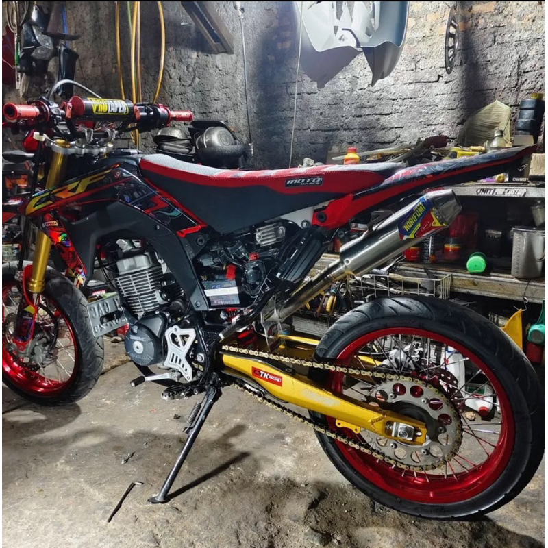 GORDON model dirt bike seat THICK HIGH FLAT KLX BF CRF 150L (tank ...