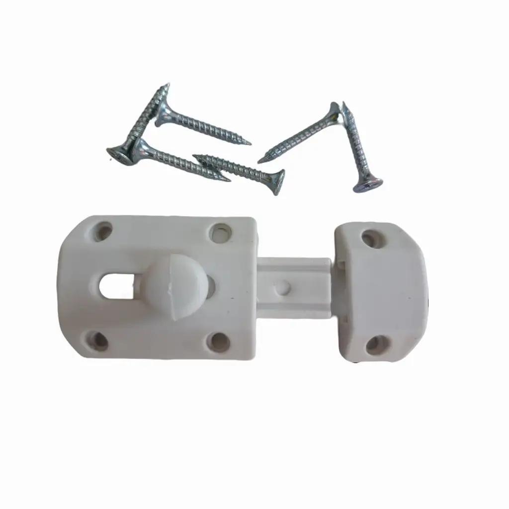 PUTIH Pvc Latch Latch Bathroom Door Lock 2 Inch Plastic Latch White ...