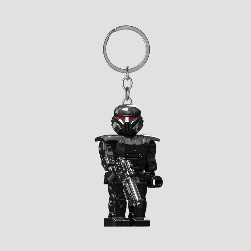 Dhis Project Shiny Keychain LEGO Minifigure Dark Trooper Star Wars ...