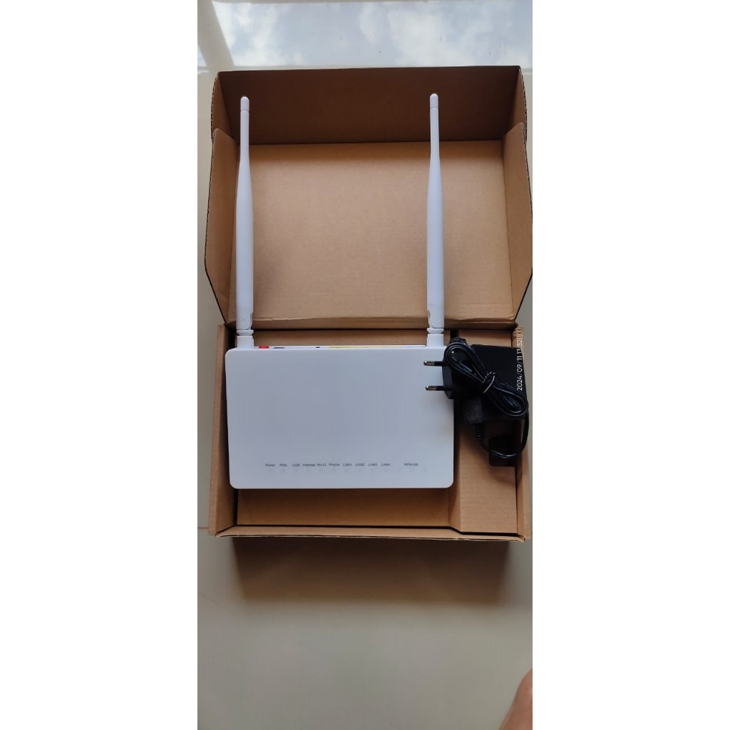 New ZTE F609 V8 GPON MODEM COMPLETE ADAPTER PLUS BOX | Shopee Malaysia