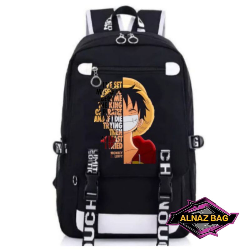 (ALNAZ)Luffy School Backpacks Modern Luffy Character School Bags for ...