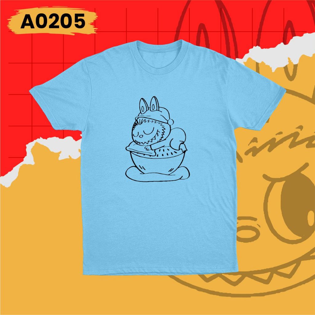 Labubu Sleep T-shirt in Adult and Child Sizes A0205 | Shopee Malaysia