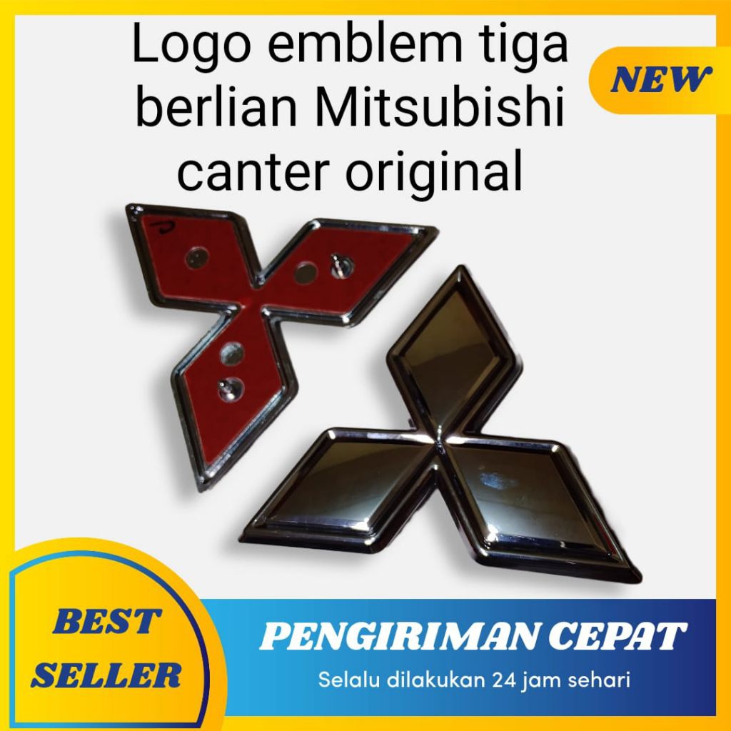 Original Mitsubishi canter front emblem Logo | Shopee Malaysia