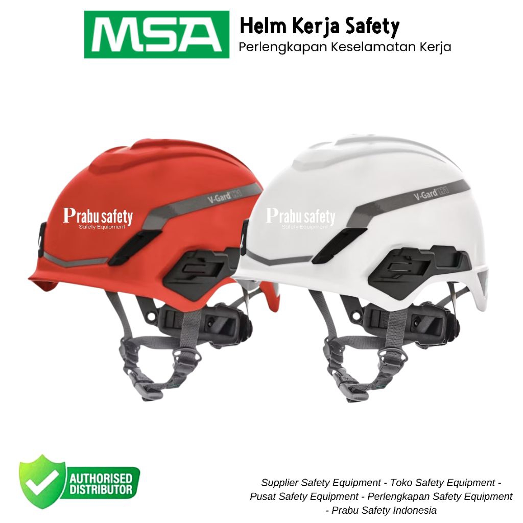 LOKAL MERAH MSA LOCAL CLIMBING H HELMET - TRIVENT WHITE - RED - biru ...