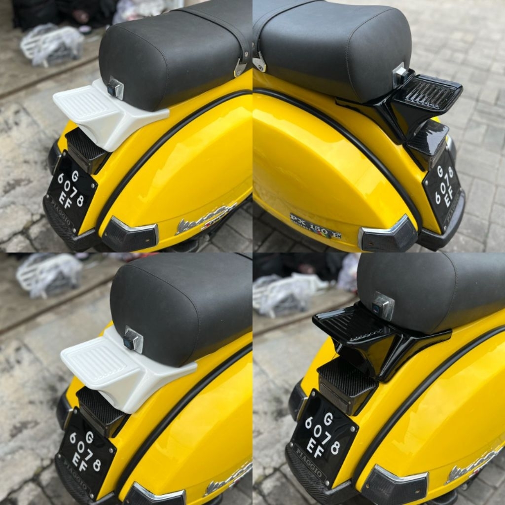 Wile tail / Duckling Duck tail vespa rear rack P series Px ps exclusive ...