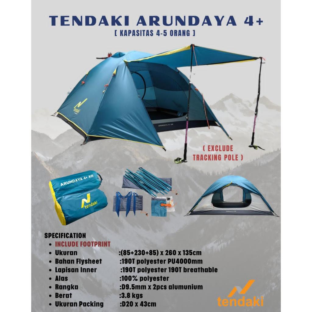TENDA [COLECTION] CAMPING TENT | TENT | TENDAKI BORNEO 4 | TENDAKI ...