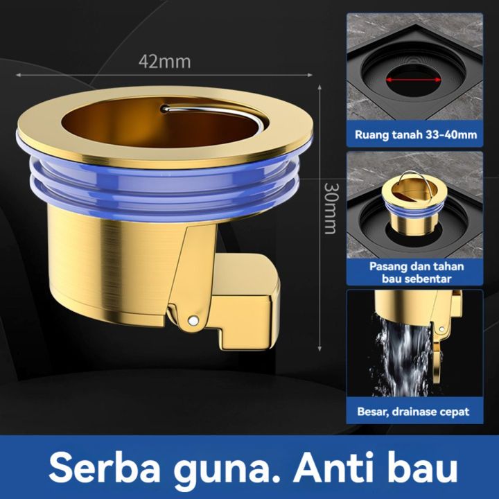 COPPER WATER Drain COVER VALVE - FLOOR DRAIN BATHROOM Drain COVER ...