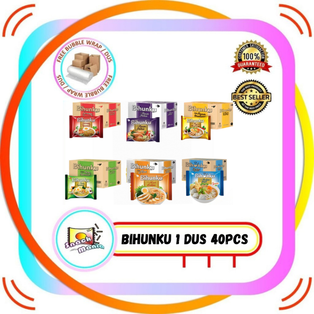 Bihunku Instant Vermicelli Fried Chicken Onion Curry Spicy Soto ~ 55 gr ...