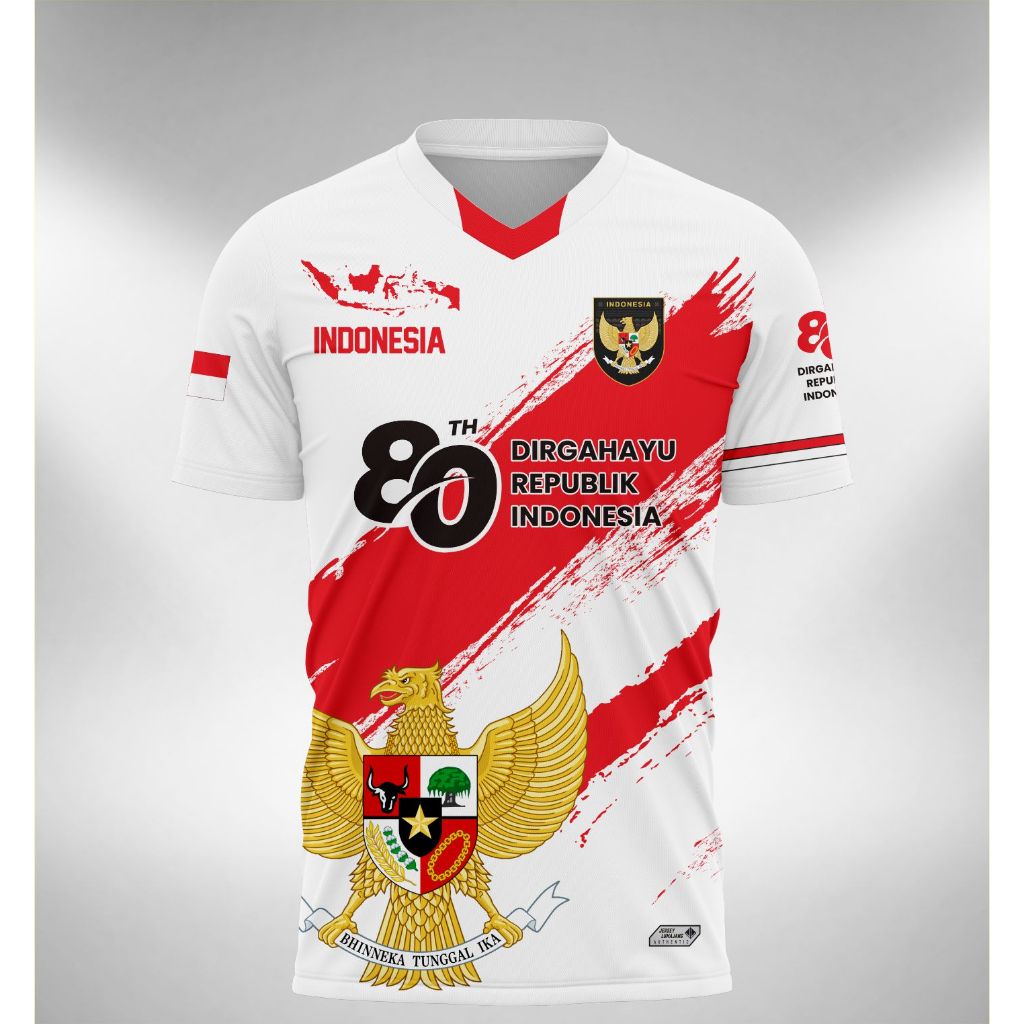 GARUDA NATIONAL TEAM INDONESIA Jersey for the Independence Day of the ...