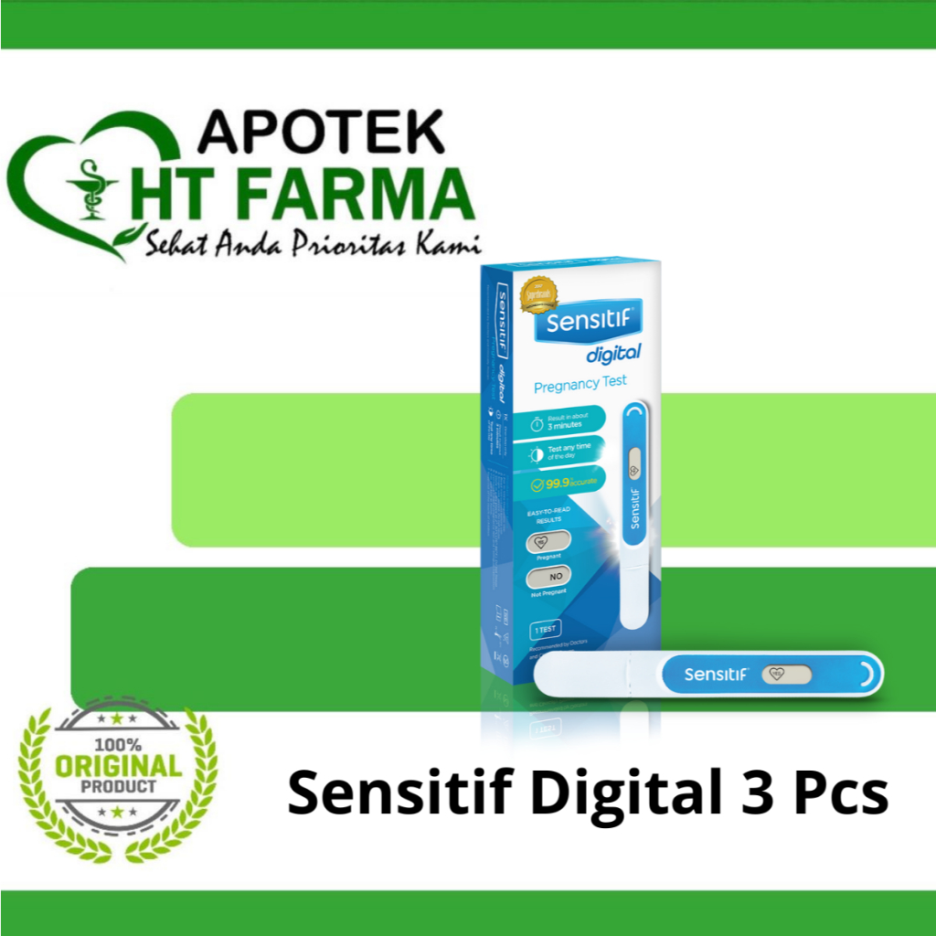 Digital Sensitive Pregnancy Test Kit contains 3 Pcs | Personal ...