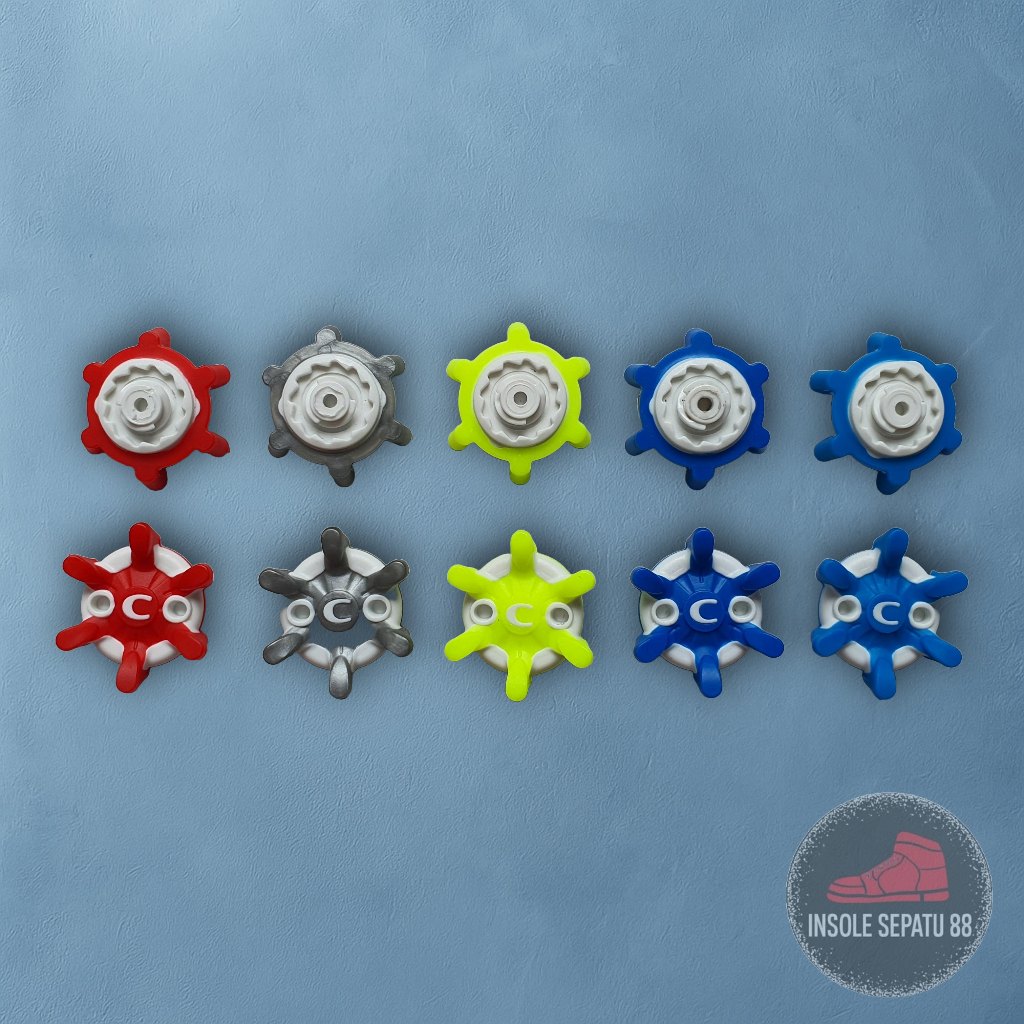 Champs Golf Shoe Spikes 14 Pcs - Golf Shoe Spikes Quick Rotating Spikes ...