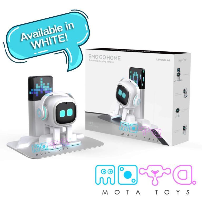 EMO GO HOME a.I. DESKTOP PET INTERACTIVE SMART ROBOT WITH HOME STATION ...