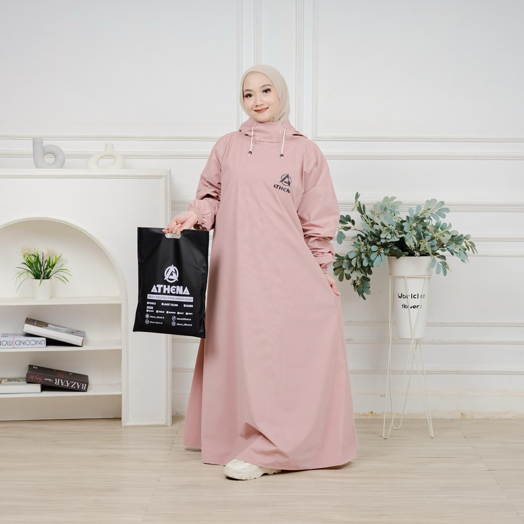Raincoat Gamis Without Zipper PVC anti-Leak Waterproof by athena ...