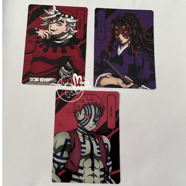 Demon Slayer Card Rare Rare Demon Card Family Mart Fima Kimetsu no ...