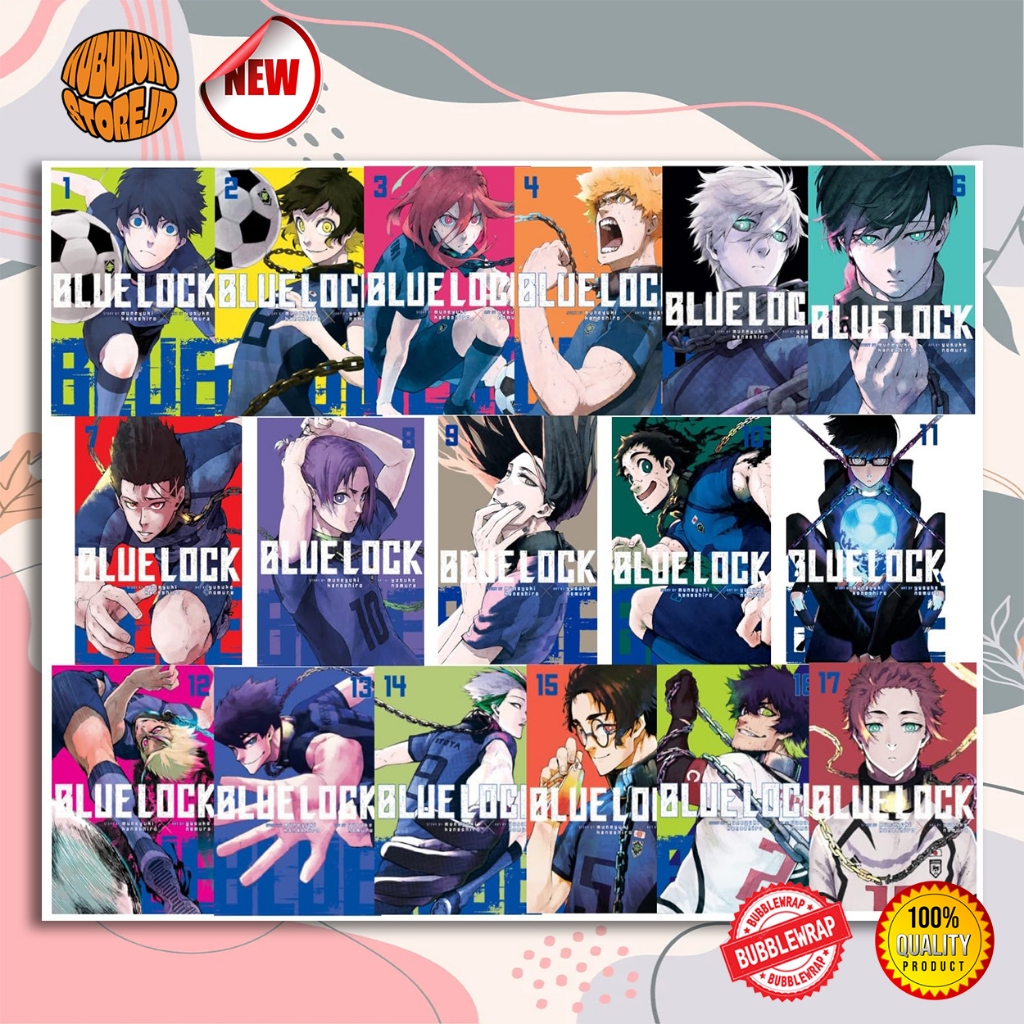 Blue Lock Comics 35 books set Vol.1-Vol.35 by Muneyuki Kanekiro ...
