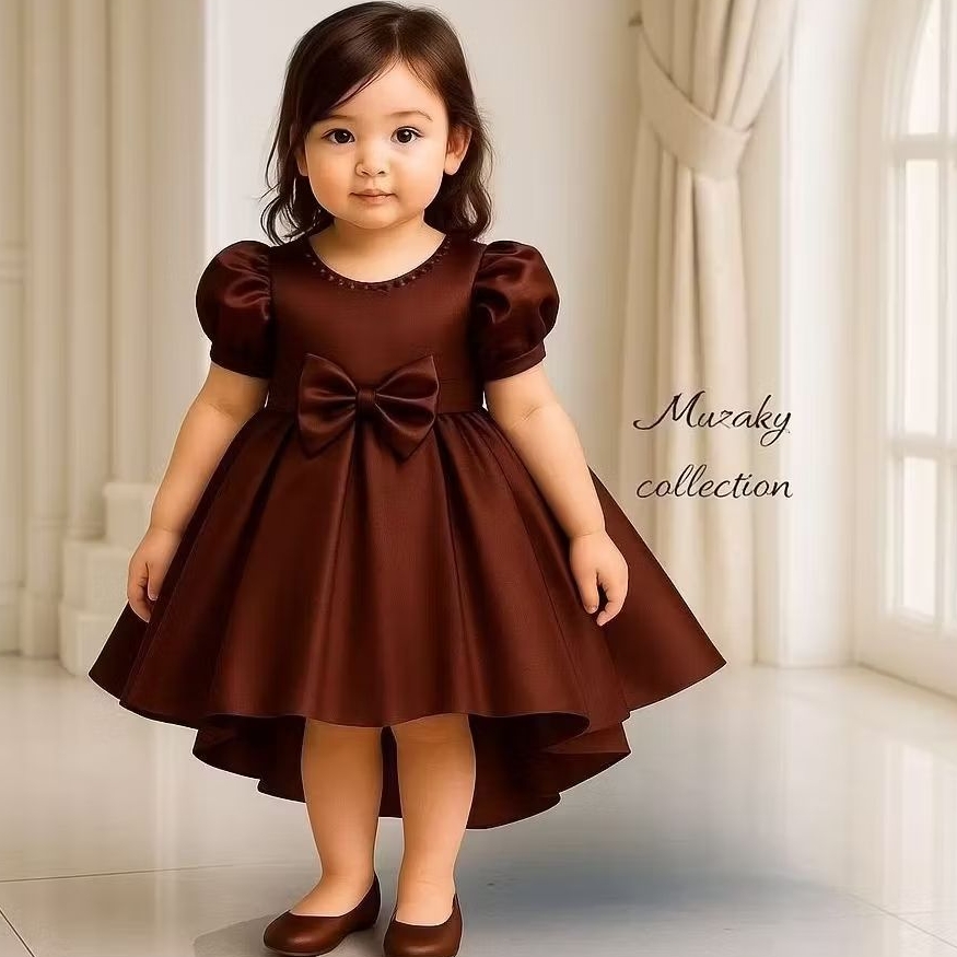 Mc dress for children, mahogany party dress, part 2, ages 1-8 years ...