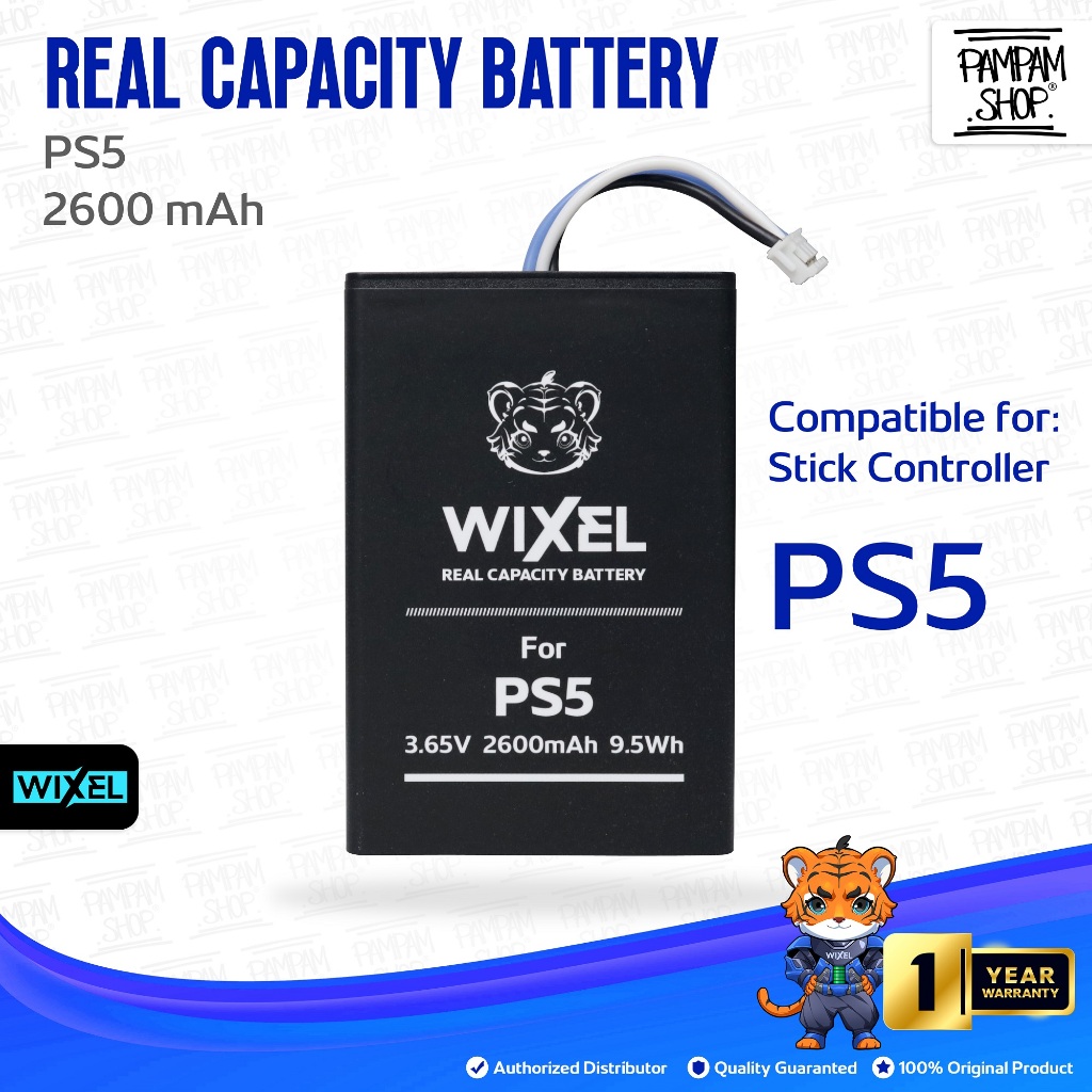 WXEL Battery Stick Controller PS5 / PlayStation PS 5 Real Capacity ...