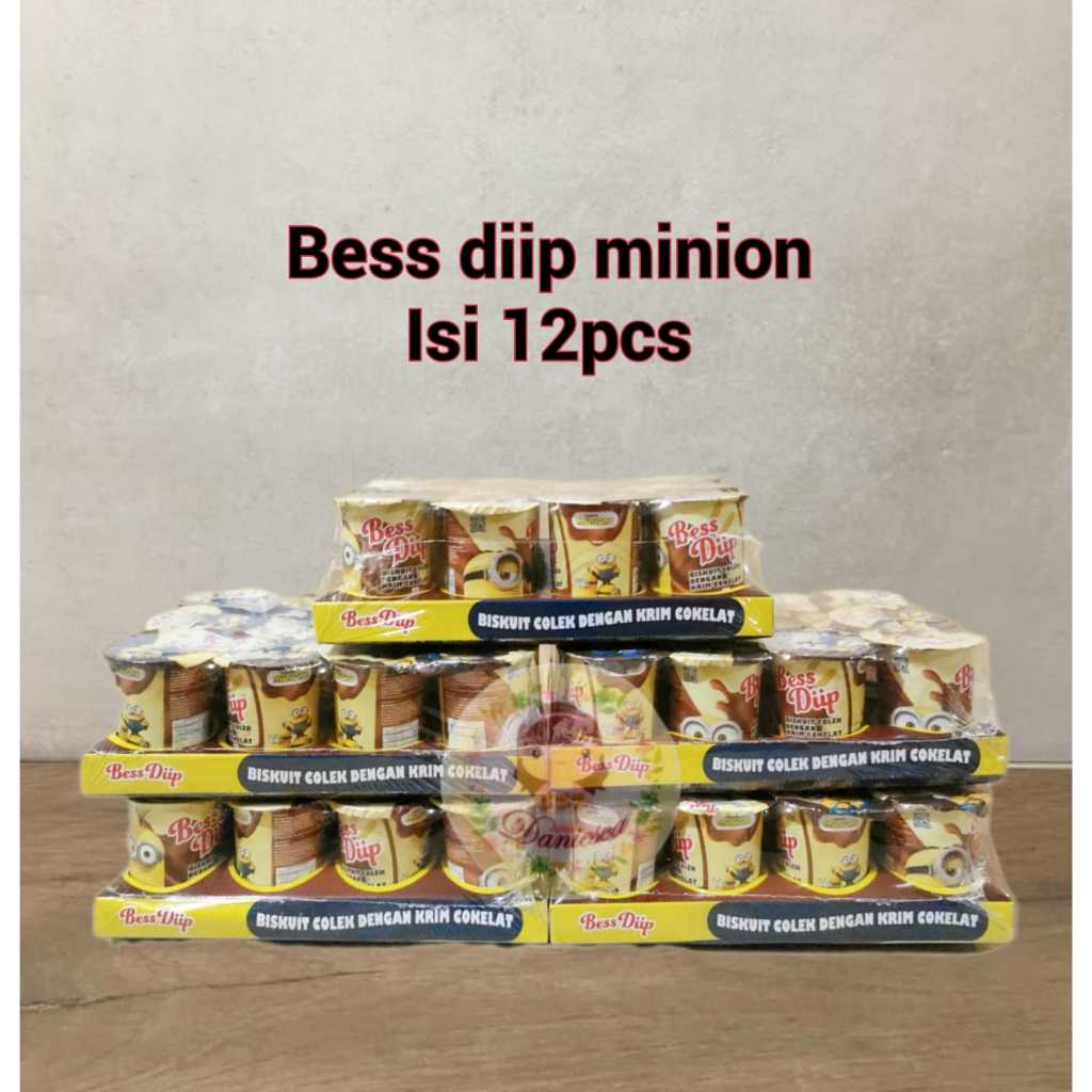 Nyam mini minion Bess dip 1 pack contains 12 pcs (ds bgr) | Shopee Malaysia