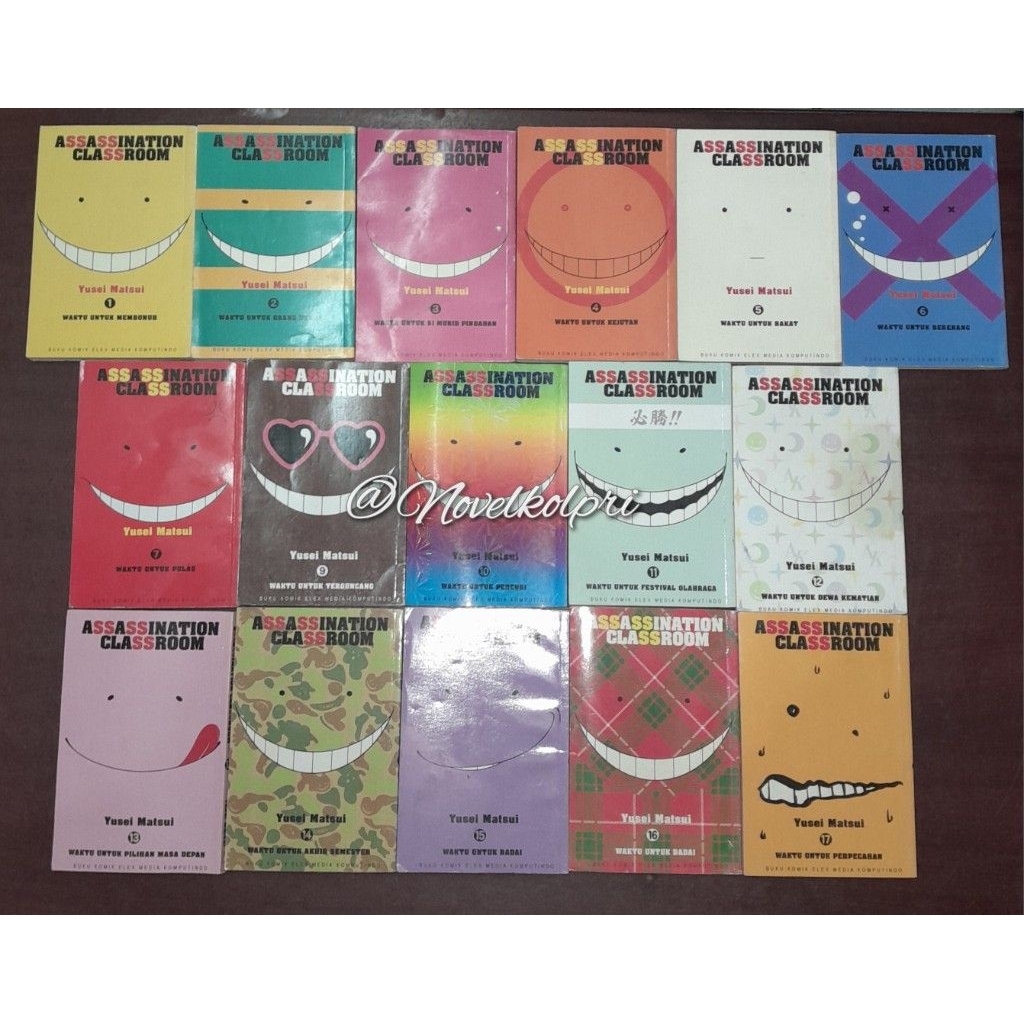 Comic SET Assassination Classroom vol. 1-17 (Minus vol. 8) | Shopee ...