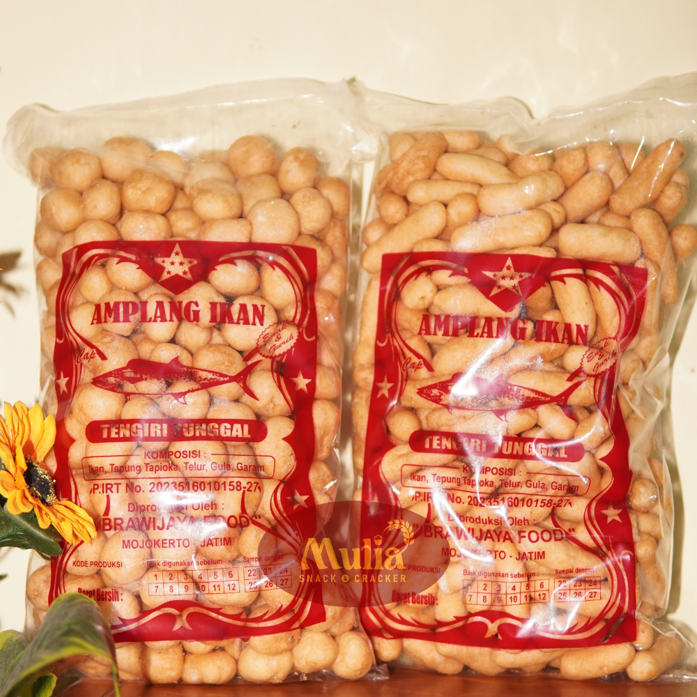 500 grams of mackerel fish crackers / Mojokerto specialty fish crackers ...
