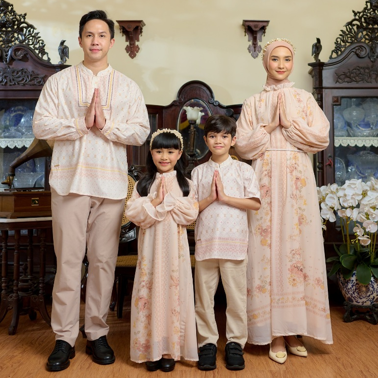 Kamima - Family Set - Orient Series in Sheer Pink | Shopee Malaysia