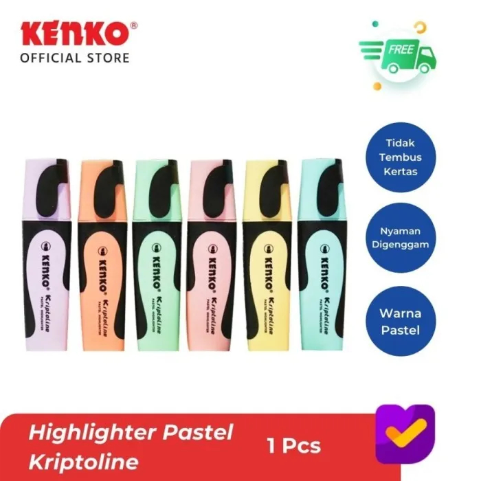 STABILO Kenko KRIPTOLINE Neon Highlighter / Highlighter - Happy ...