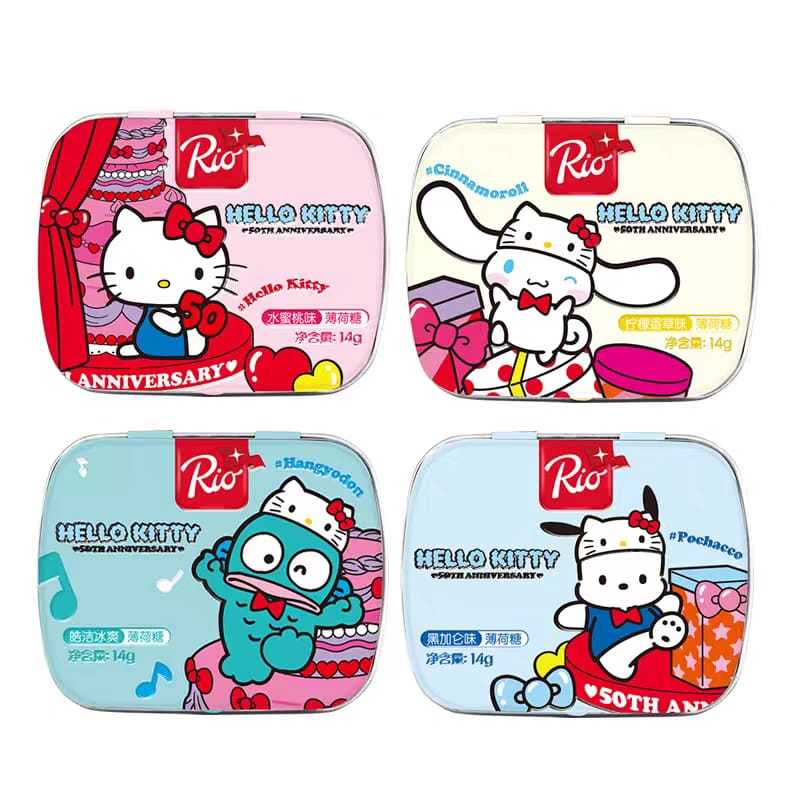 RIO x SANRIO Sugar Free Mints HELLO KITTY 50th Anniversary Confession ...