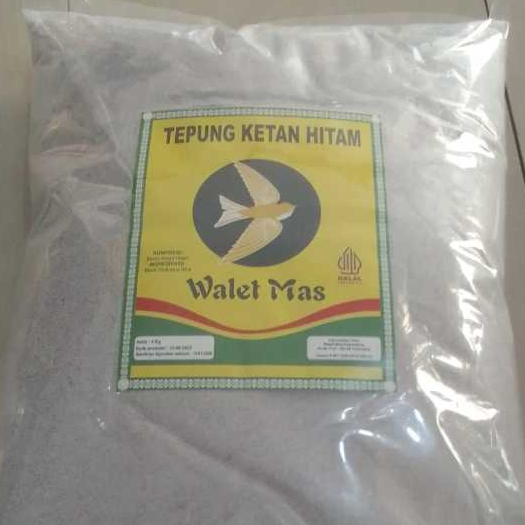 [oddsolshop] pekanbaru/Walet Mas TKH Black Glutinous Rice Flour 5KG ...