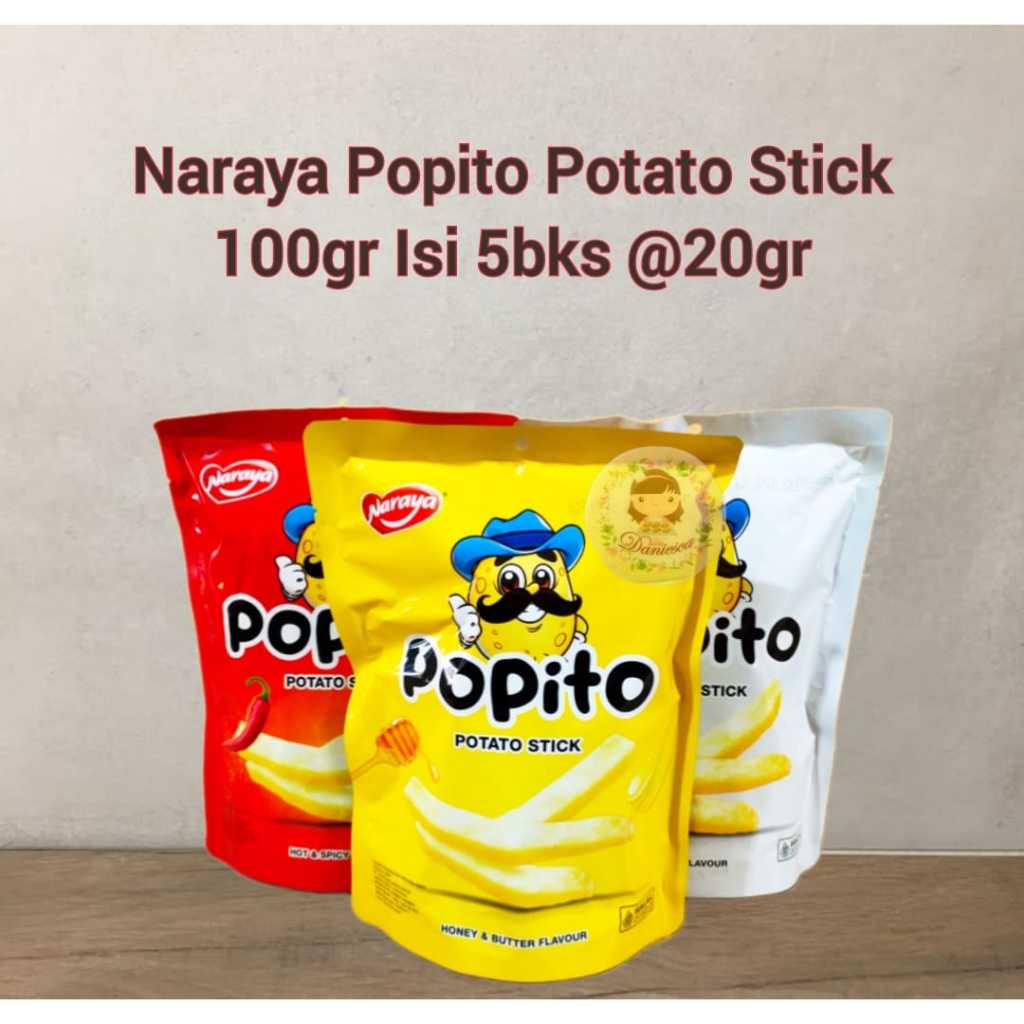 Naraya Popito Potato Stick 100gr Contents 5 packs (ds bgr) | Shopee ...