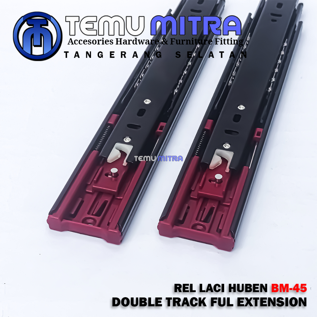 HUBEN Slowmotion Drawer Rail / Slow Motion Full Extension BM 45 ...