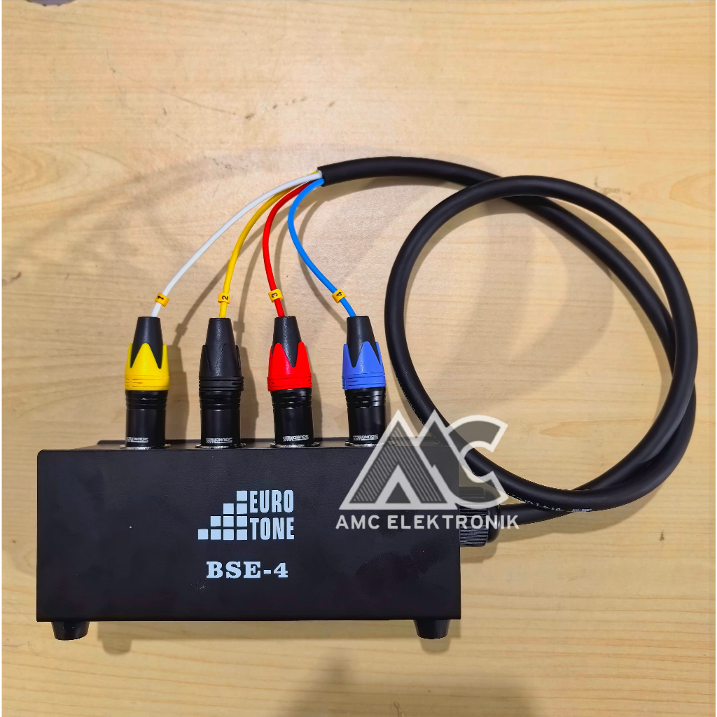 Snake Cable 4ch ET4 + Stage Box EUROTONE And Jack CANPN MALE SOUNDMAX ...