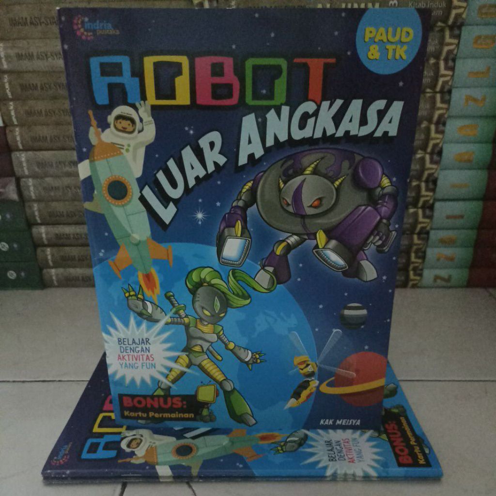 ACTIVITY BOOK FOR PAUD & KINDERGARTEN CHILDREN OUTER SPACE ROBOT ...