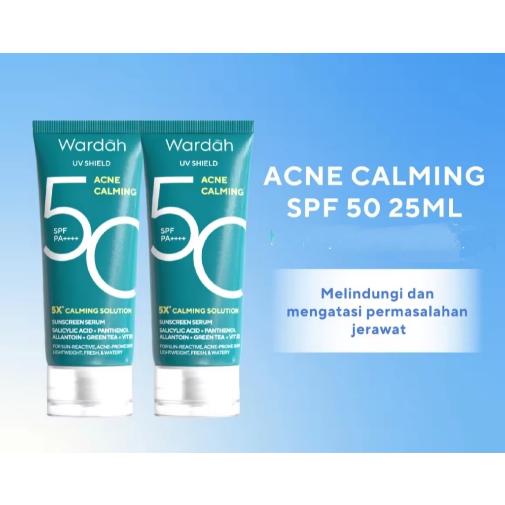 WARDAH UV Shield Acne Calming Sunscreen SPF 50 PA++++ - Skincare ...