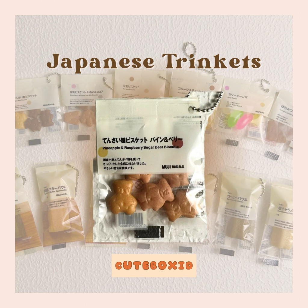 Japan Trinkets Keychain : Muji Snack Edition [[Pre-Order Taobao ...